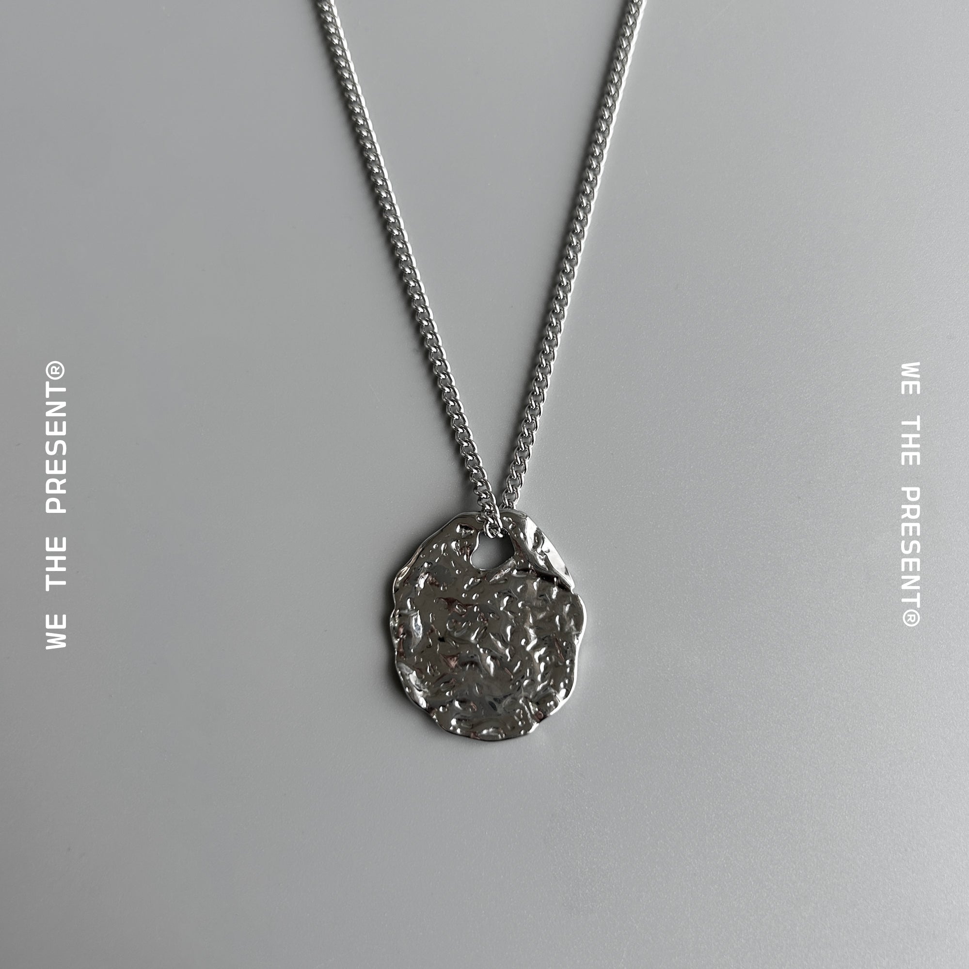 Molten Silver Pendant - Large Necklace – We The Present®